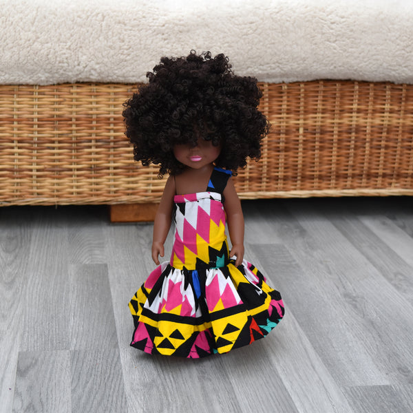 Black Curly Hair Doll – Rufina Designs