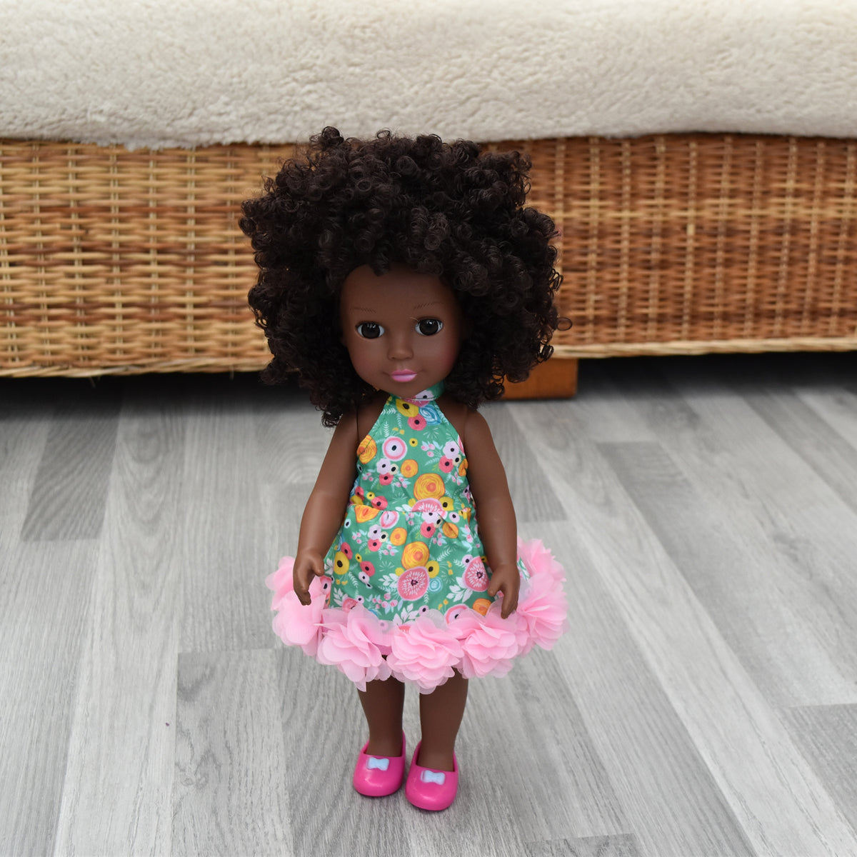Black Curly Hair Doll – Rufina Designs