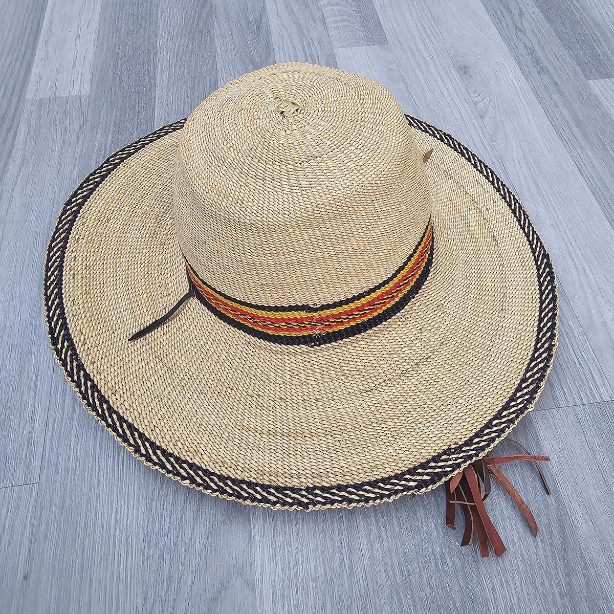 Bolga Hat - African Straw Hat - Straw Sun Hat – Rufina Designs