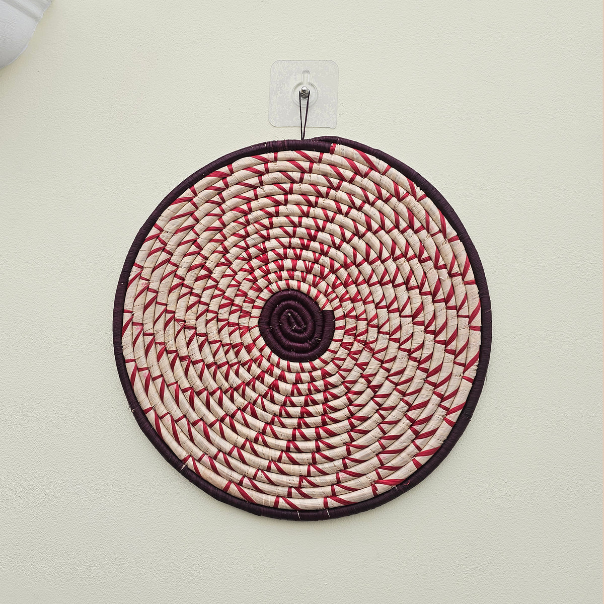 Ugandan basket - African Wall Décor – African Wall hangins – Woven Afr ...